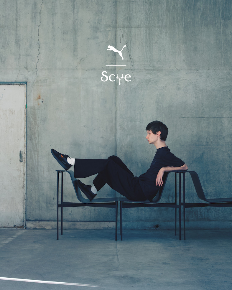 PUMA x Scye BB CAP, REVERSIBLE HAT, DRAWSTRING BAG, SS Tee の 4 型を発売 | Scye